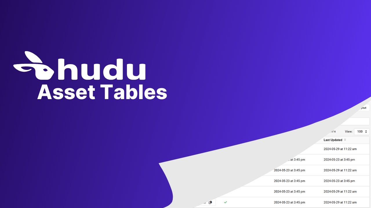 Feature Highlight: Asset Tables - YouTube