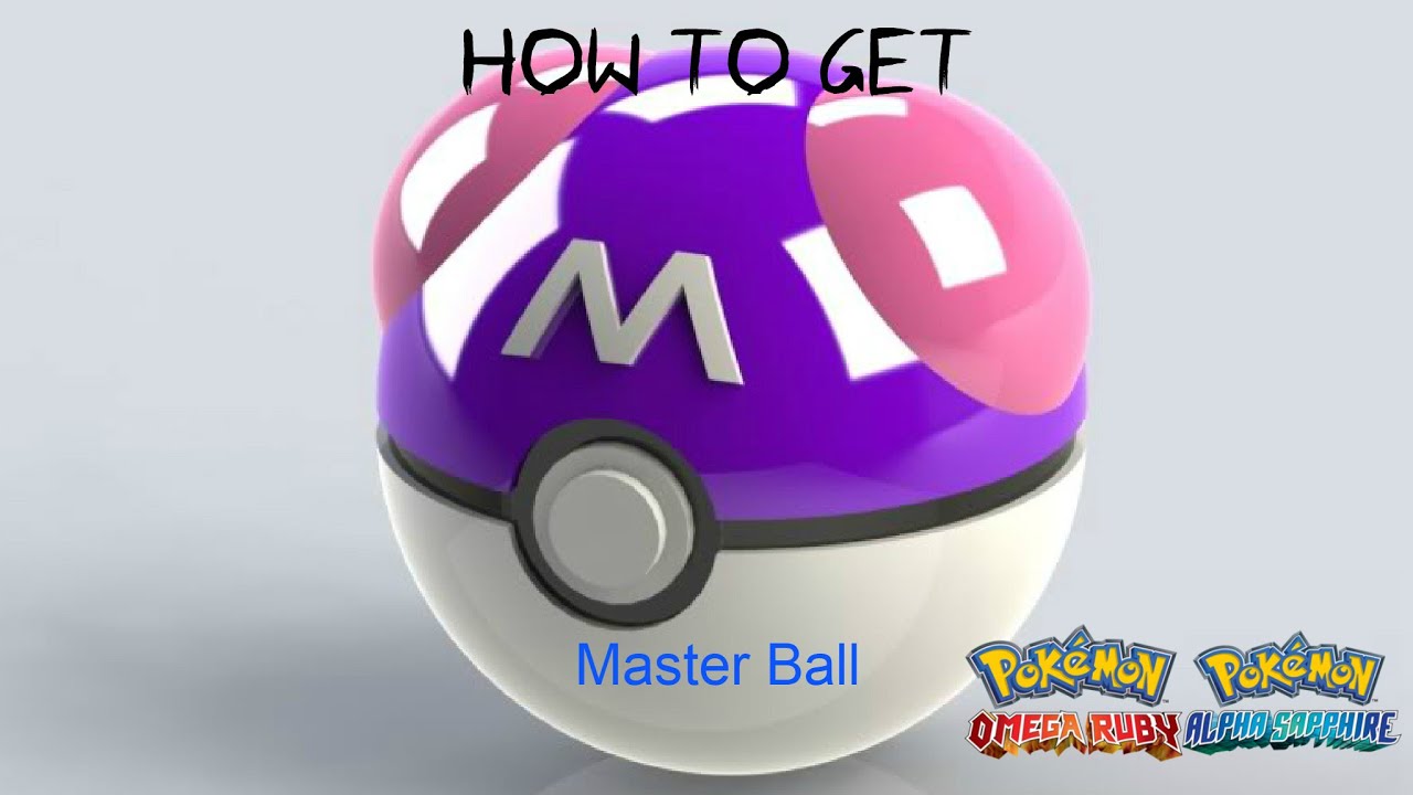 How to get a master ball in Pokemon Omega Ruby & Alpha Sapphire - YouTube