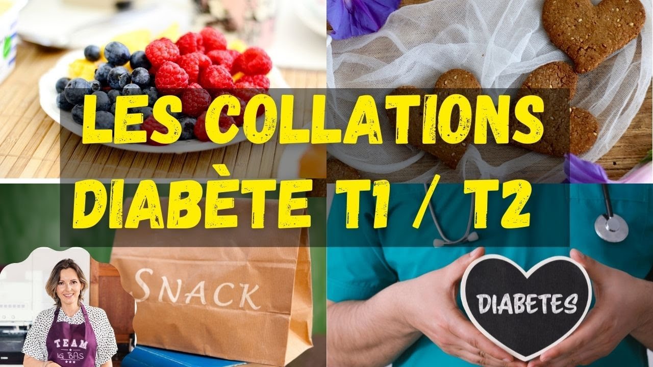 Quelle collation prendre en cas de diabète ? Type 1 / Type 2 - YouTube