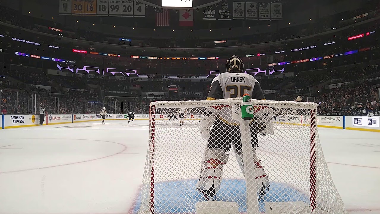 Oscar Dansk (Goalie Cam) Overtime - YouTube