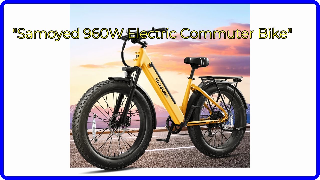 REVIEW (2024): "Samoyed 960W Electric Commuter Bike". ESSENTIAL details ...