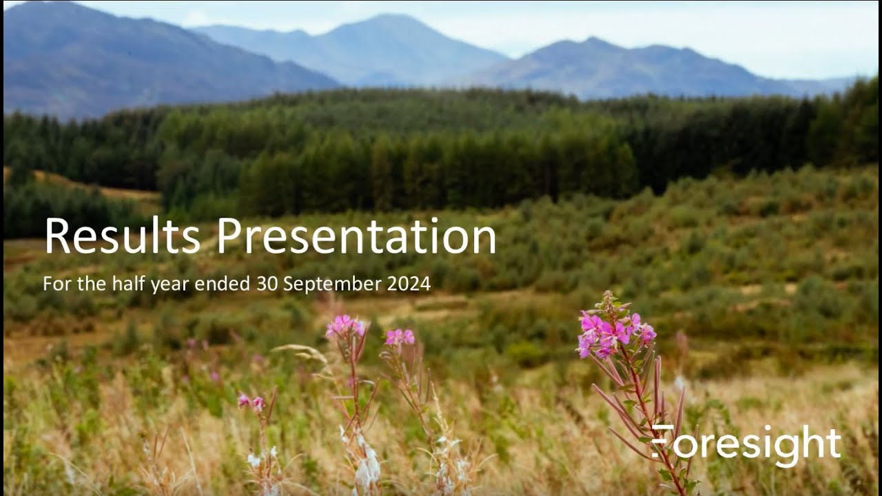 FORESIGHT GROUP HOLDINGS LIMITED - Half Year Results - YouTube