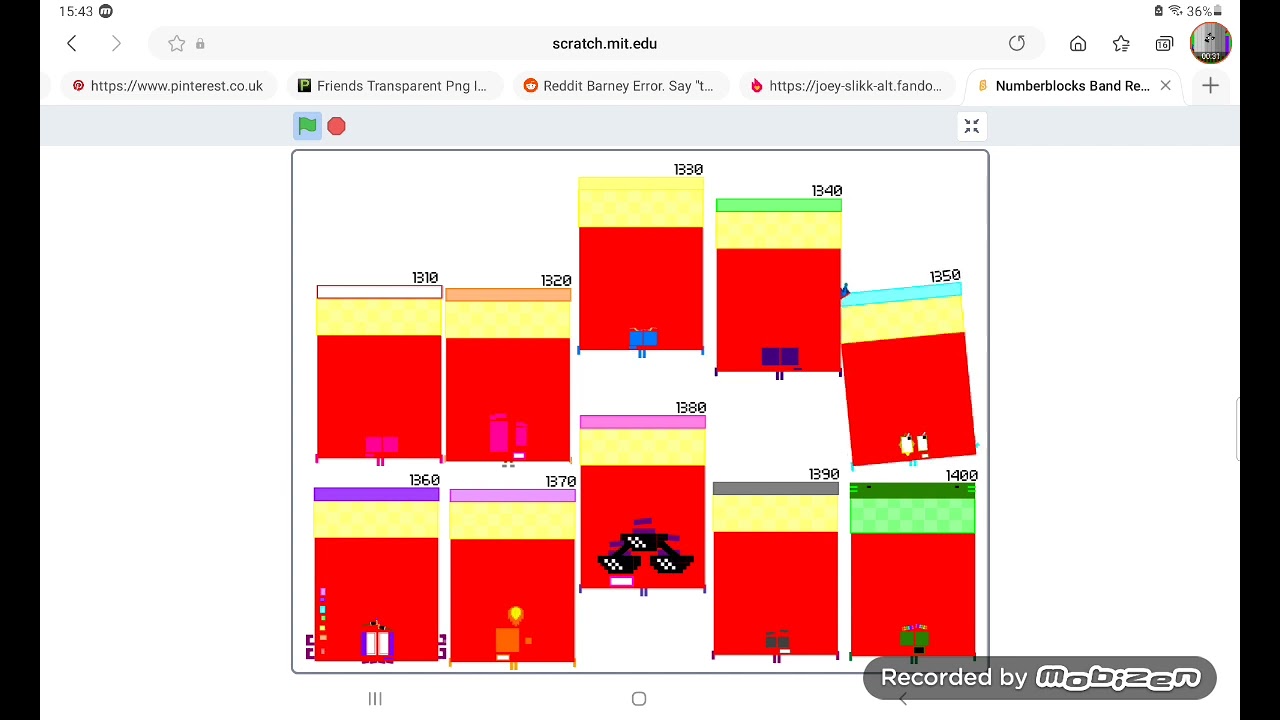 numberblocks band retro 1310 - 1400 - YouTube