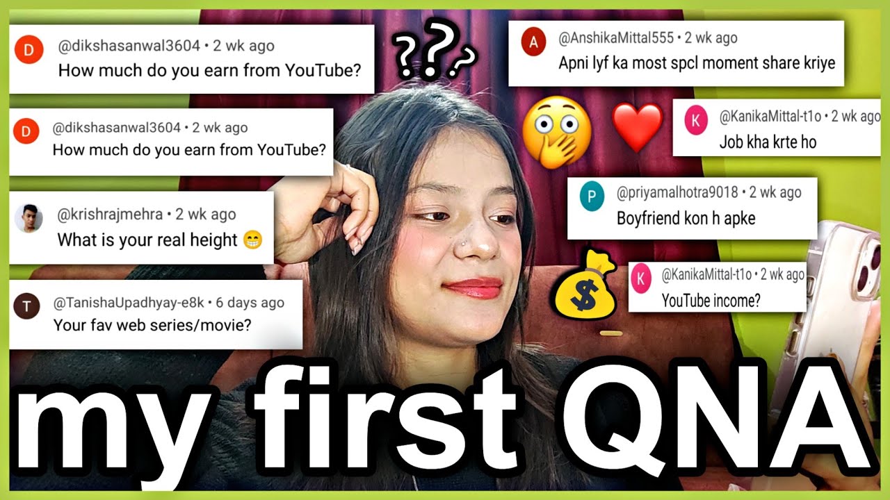 My *FIRST* QNA Video📸 | *HONEST* QNA | Kajal Mehra - YouTube