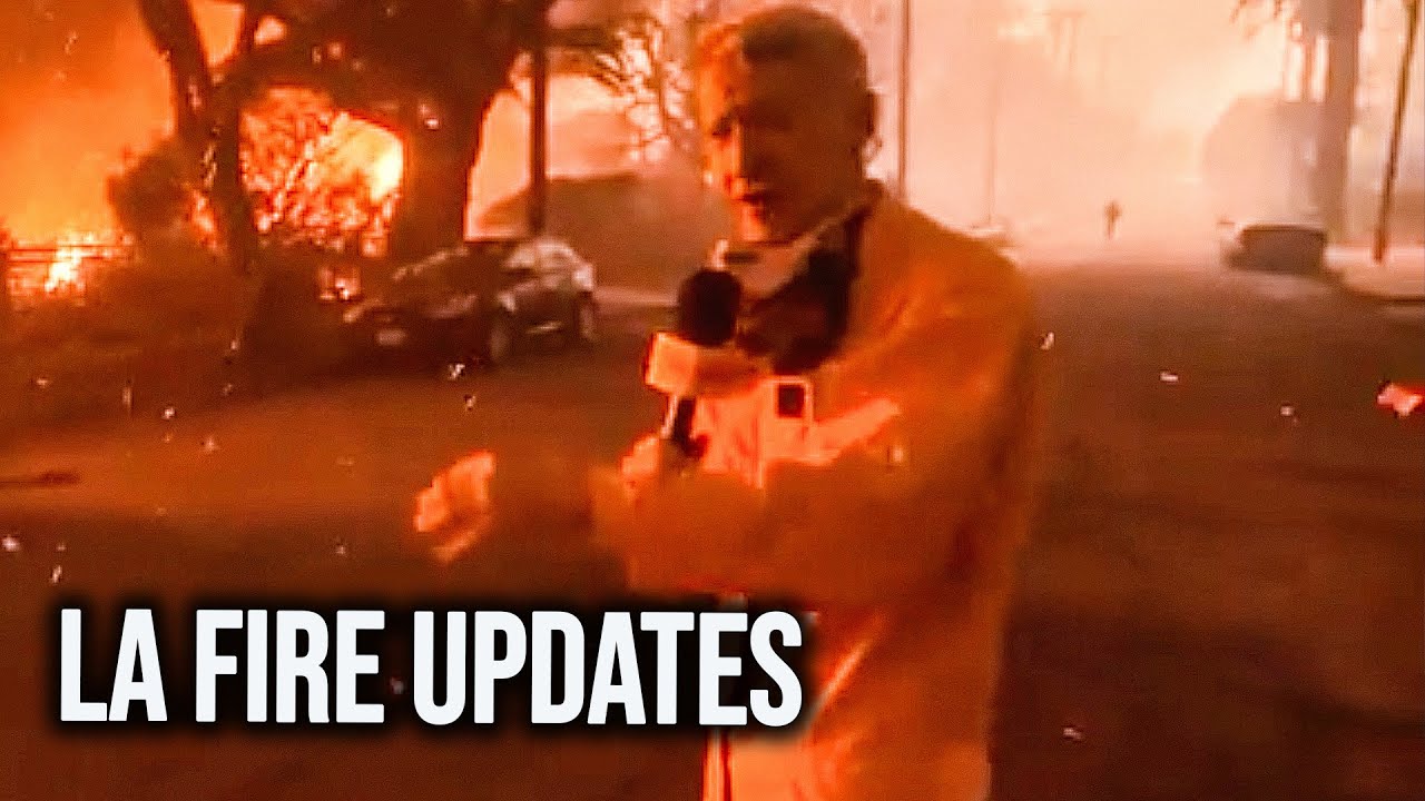 Anderson Cooper STUNNED By Engulfed Homes As LA Fire Developments ...