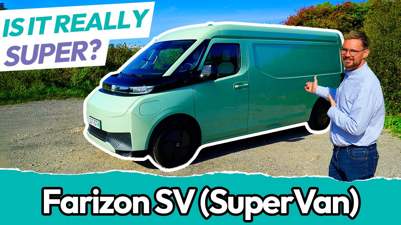 First-Look Farizon SuperVan (SV) Electric Van | Rivervale Review - YouTube