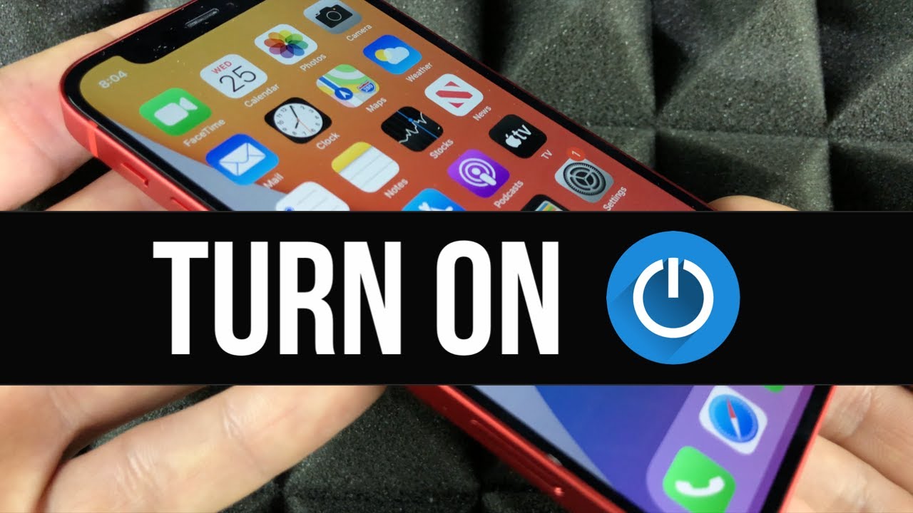 How to Turn On iPhone 12 mini - YouTube