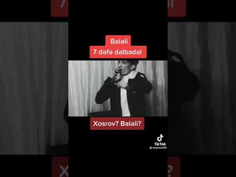 Baləli 7 dəfə dalbadal meyxana dedi