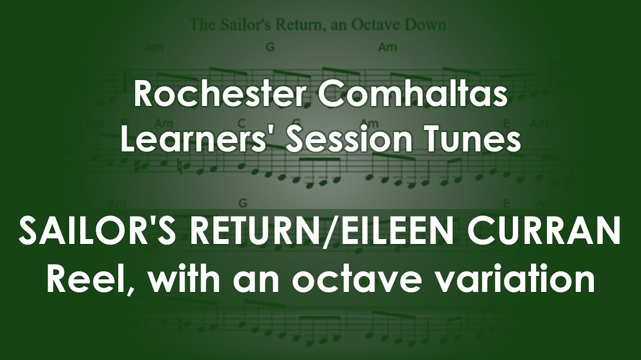 Sailor's Return/Eileen Curran (Reel) on Irish tenor banjo for the ...