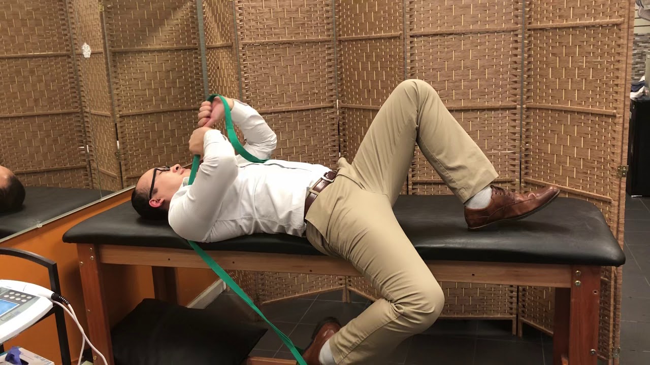 Quad Stretch With Strap | EPT - YouTube