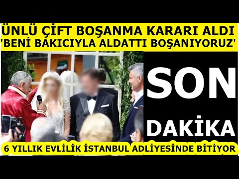 6 yıllık evli Ünlü çift boşanıyor! ''beni bakıcıyla aldattı'' onada dava açtım..
