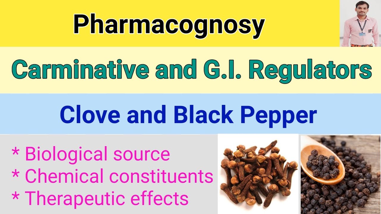 #pharmacognosy Biological source of clove and Black pepper # ...