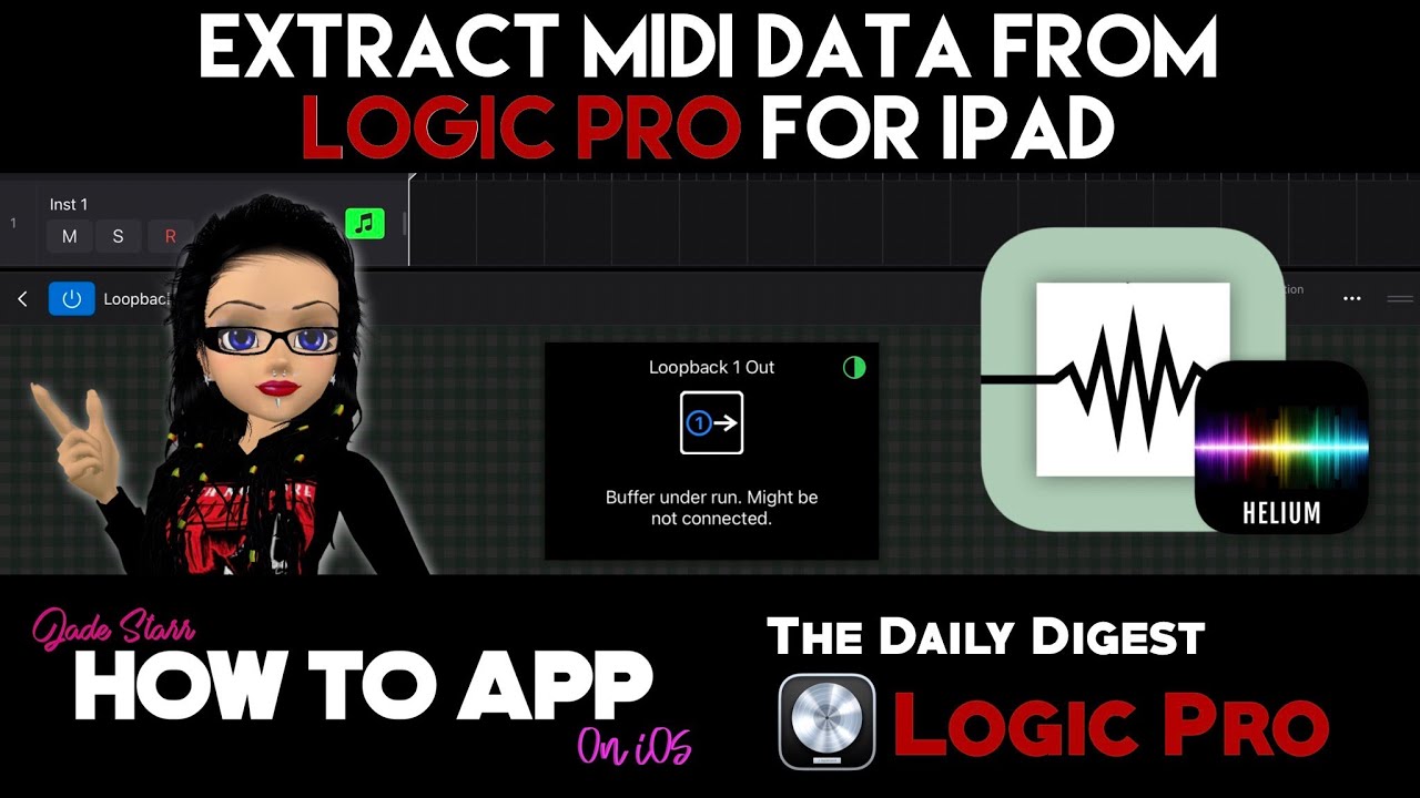 Extract Midi Data From Logic Pro for iPad - How to App on iOS - The ...
