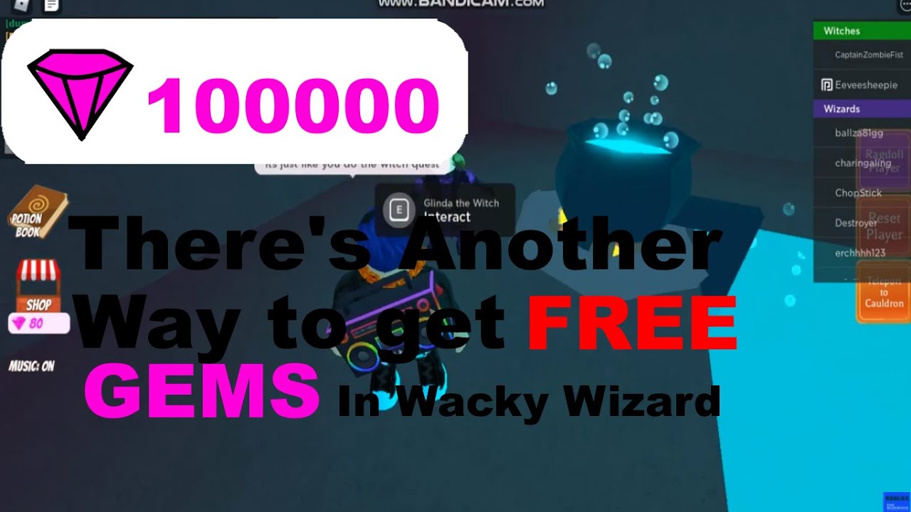 Another way to get FREE GEMS in Wacky Wizard/ Witches Quest - YouTube