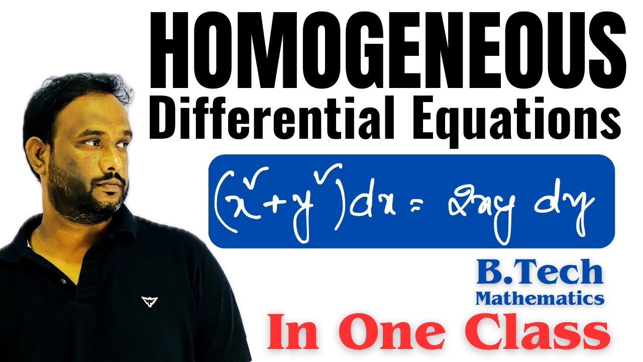 How to Solve Homogeneous Differential Equations | Engineering ...
