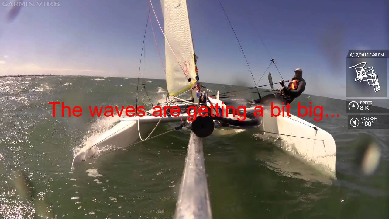 Nacra 430 CYC 20151206 - YouTube