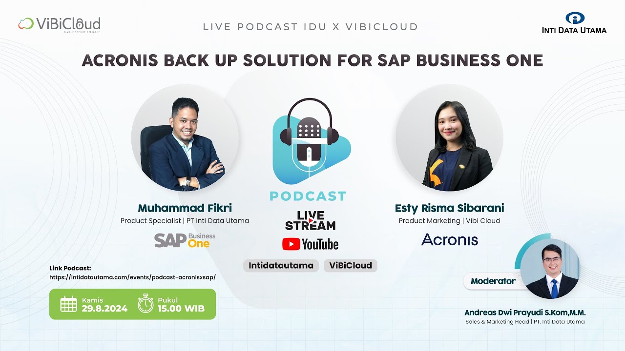 Acronis Backup Solution For SAP Business One - YouTube