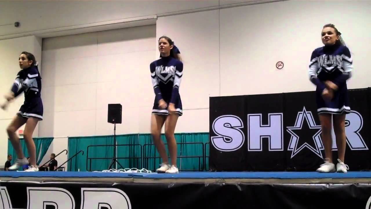 Cheer Trio at Sharp International - YouTube
