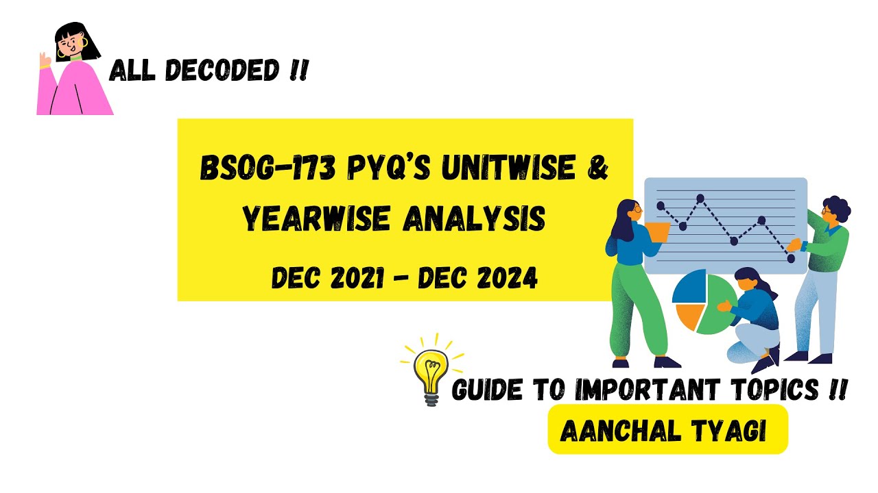 BSOG-173 IMPORTANT TOPICS & UNITS - ALL BSOG-173 PYQs - ANALYSED ...