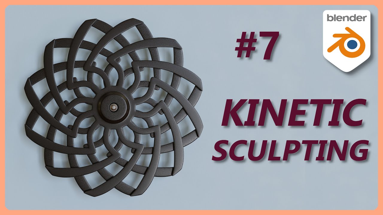 Kinetic Sculpture Wheel #7 Blender Animation Beautiful Patterns Emerge ...