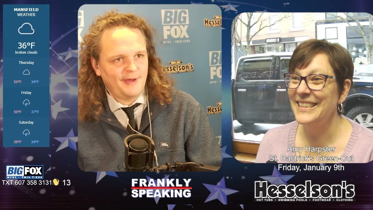 St. Baldrick's Amy Harpster Talks Green-Out On Frankly Speaking - YouTube
