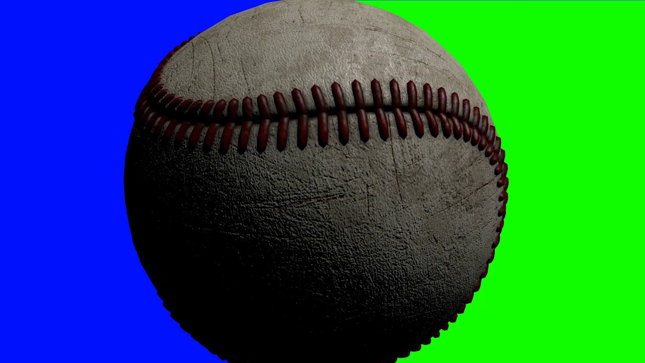 FREE HD Green Screen - SPINNING BASEBALL TRANSITION REVEAL - YouTube