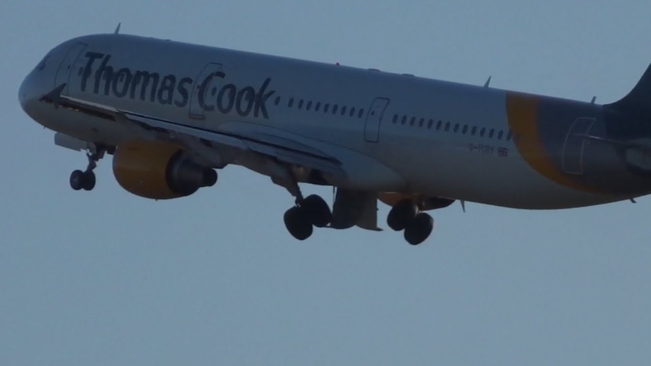 Ex Thomas Cook A321-200 Takes Off For The Very Last Time At Manchester ...