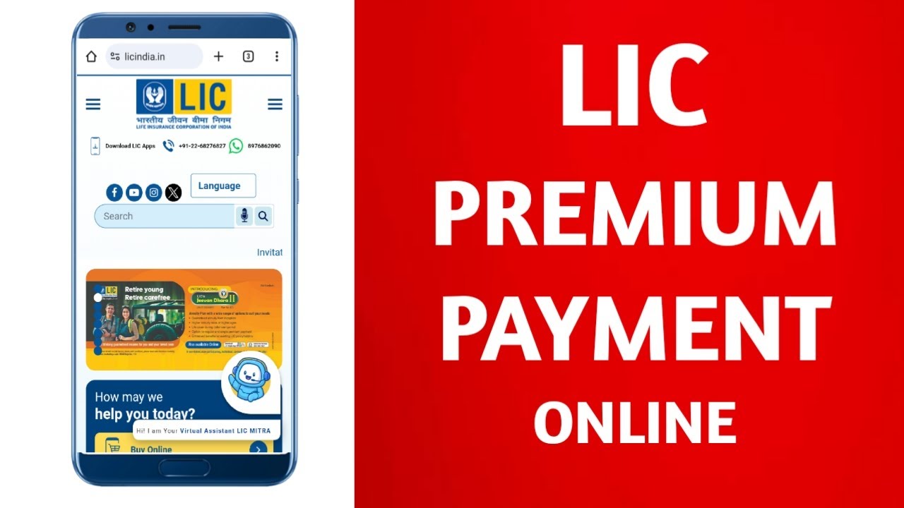How to Pay LIC Premium Online | LIC Premium Payment Online - YouTube