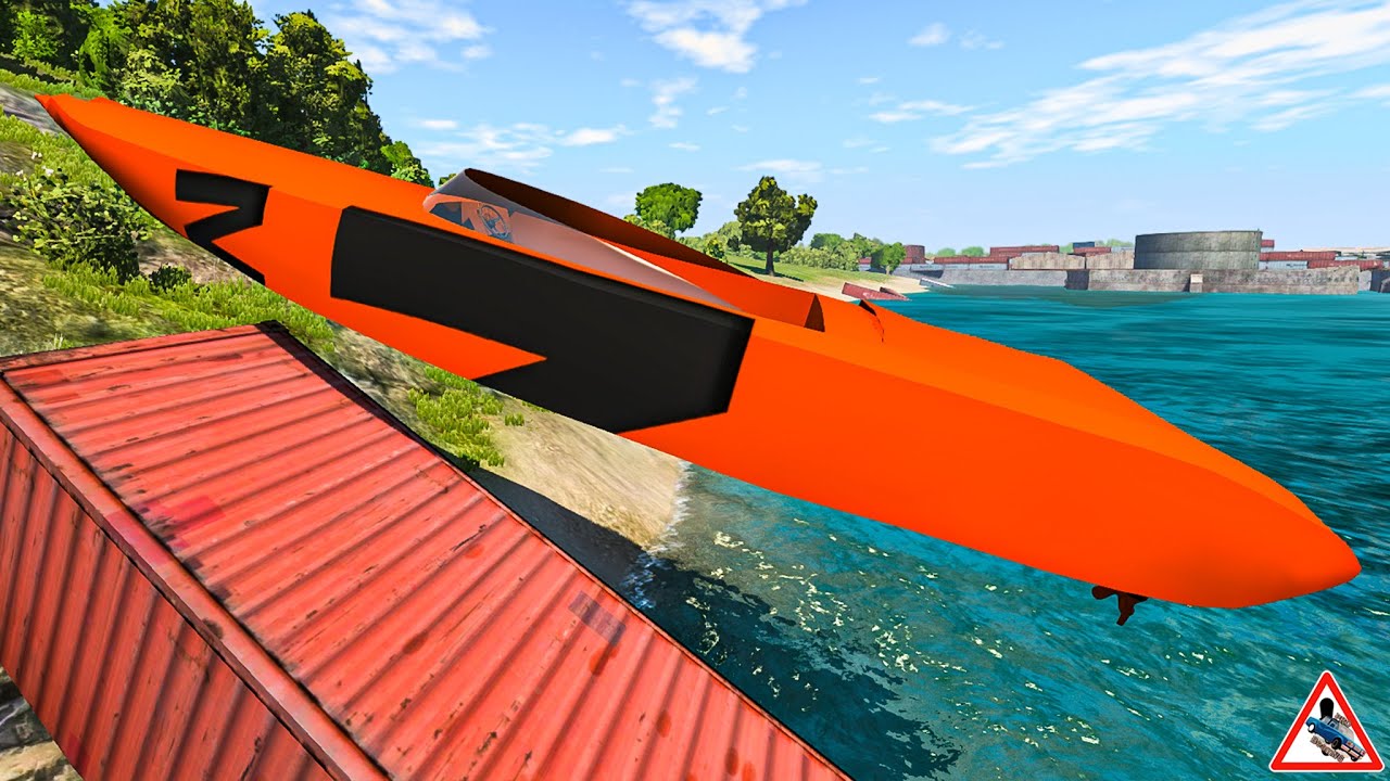 Boat Crashes #1 - BeamNG Drive - YouTube