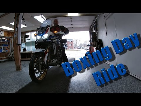 Motorcycle Ride on Boxing Day! - YouTube