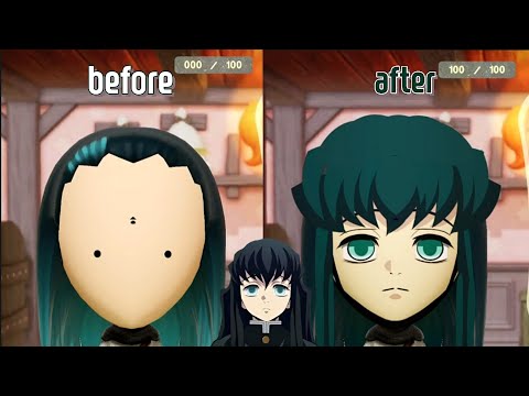 미토피아-귀멸의칼날 무이치로 커스텀 과정 [miitopia-Demon Slayer: Kimetsu no Yaiba ...