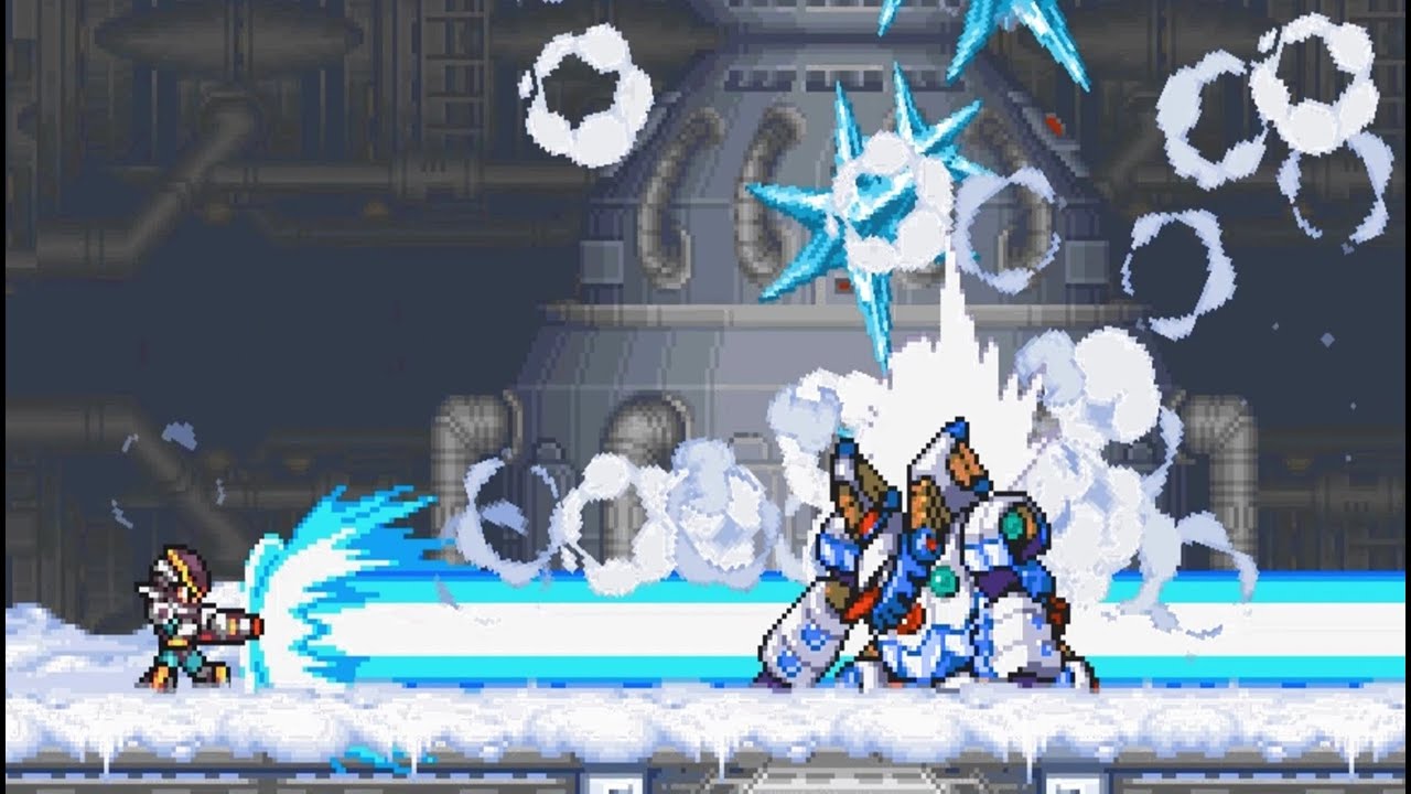 [Fan game] Mega Man X8 - Avalanche Yeti - 16 bit version (Demo) - YouTube