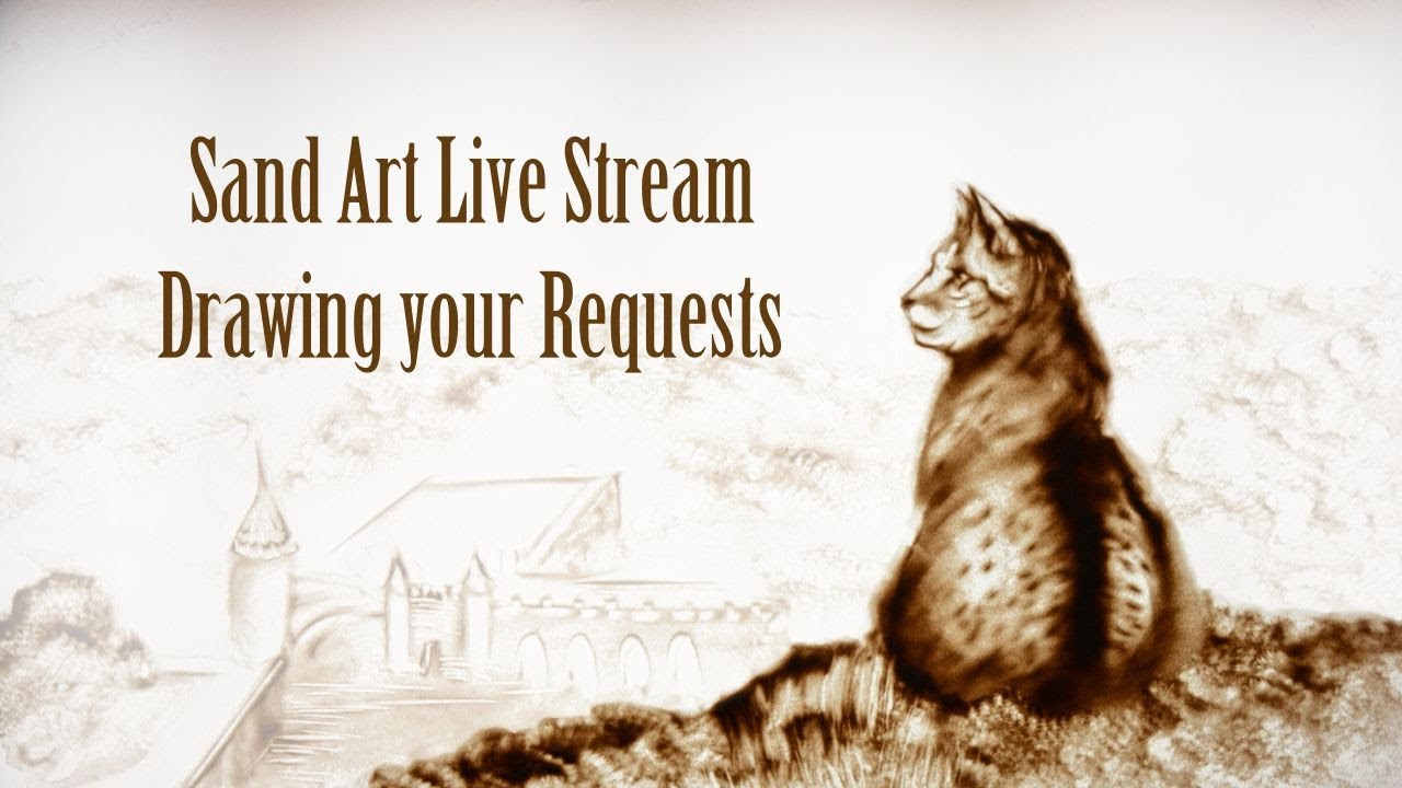 Sand Art Live Stream: Drawing your Requests - YouTube