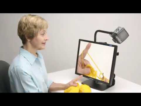 Acrobat LCD Electronic Magnifier for Low Vision - YouTube