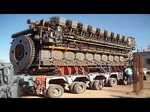 Biggest Engine in the World compilation - YouTube