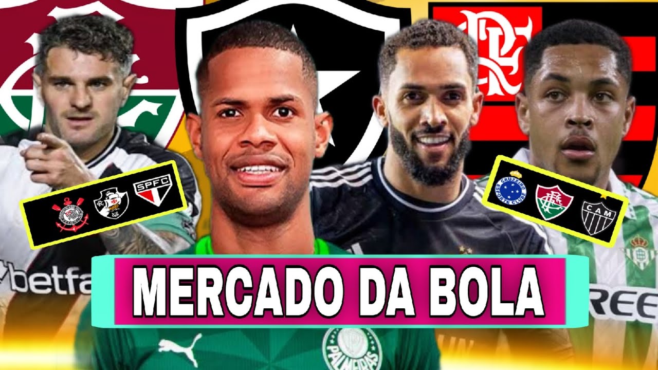MERCADO DA BOLA 2025! VEGETTI NO FLUMINENSE | JUNIOR SANTOS NO ...