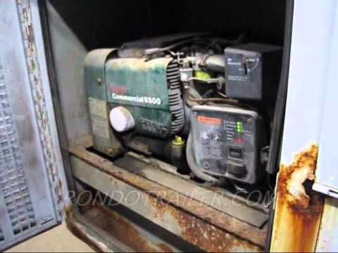 LOW SPEED ONAN GENERATOR RUNNIG SOLD. ONLY 90 HRS - YouTube