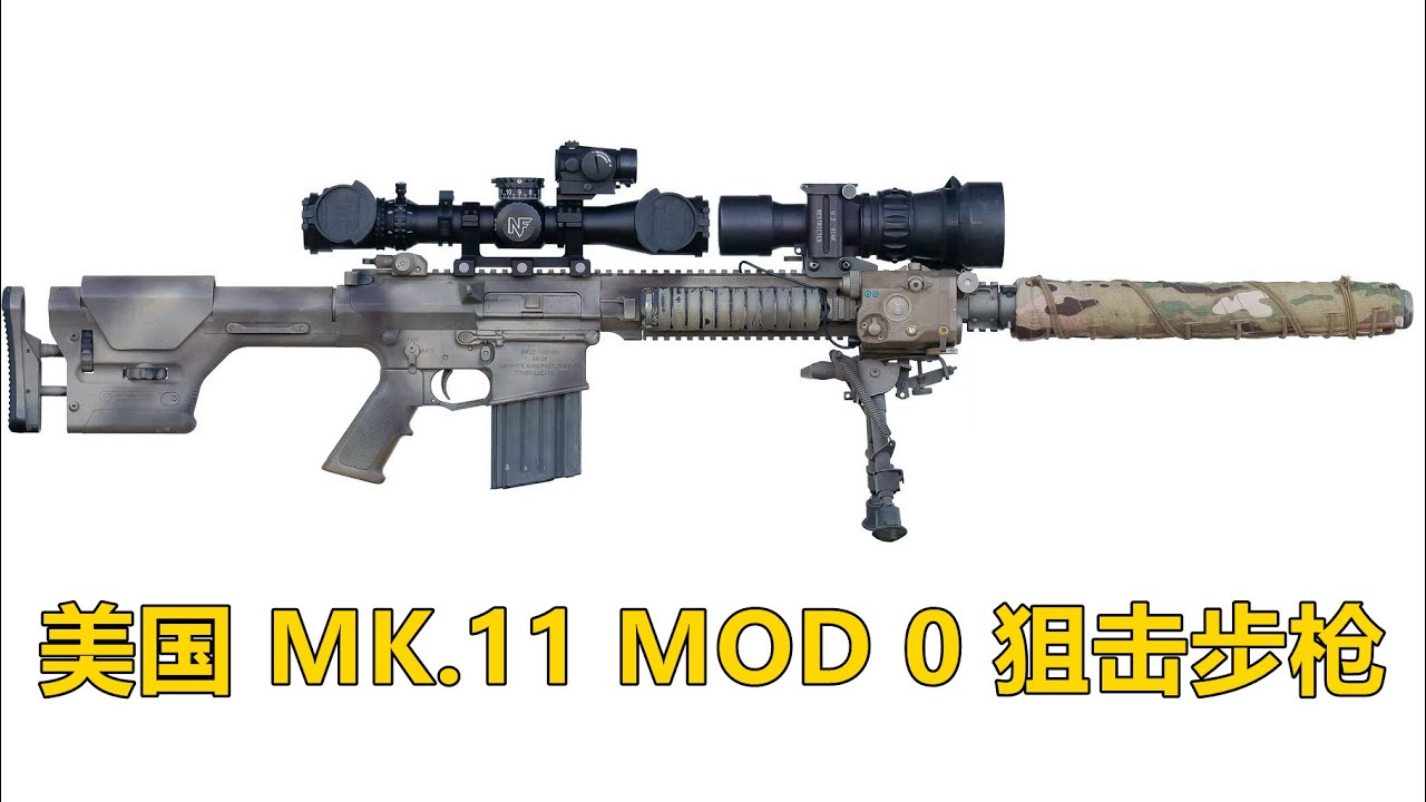 特种部队专用步枪 美国KAC Mk.11 Mod 0 7.62mm半自动狙击步枪 - YouTube