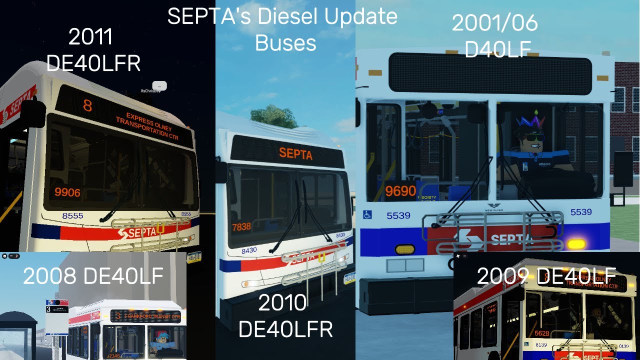 SEPTA Roblox Diesel Update Buses Trailer - YouTube