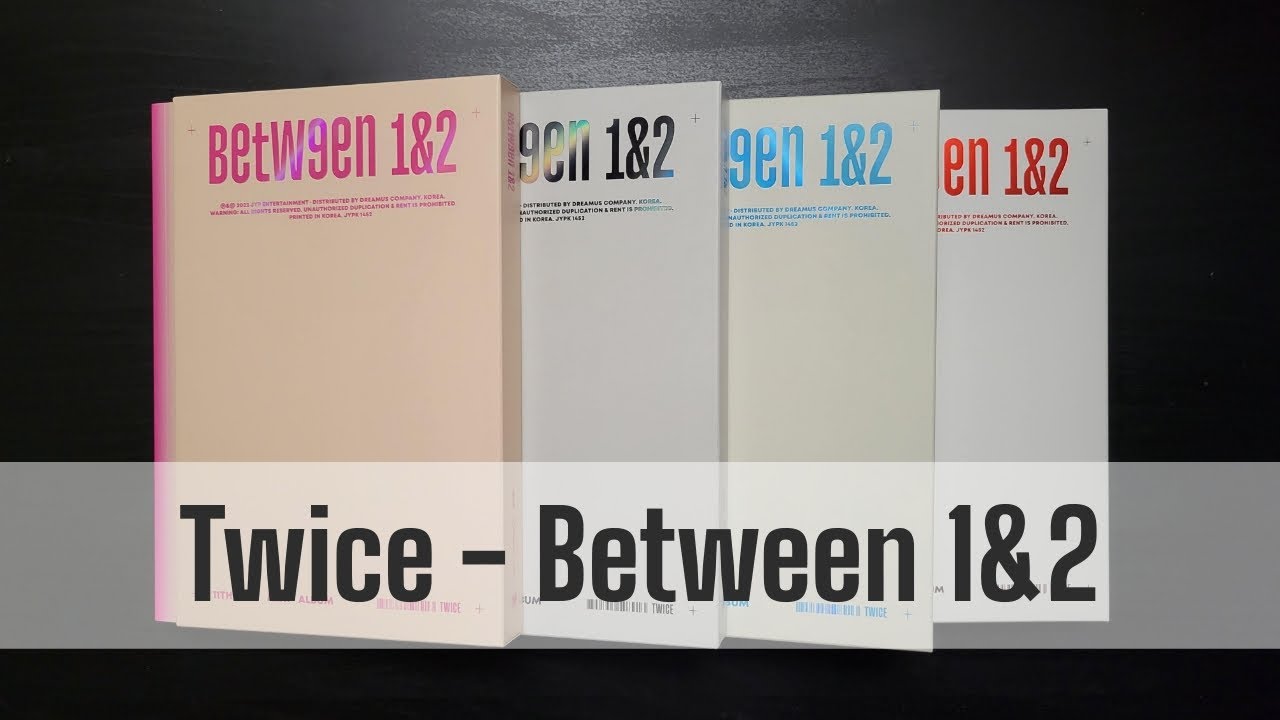 Unboxing Twice 트와이스 Between 1&2 (All Versions) Target Exclusive - YouTube