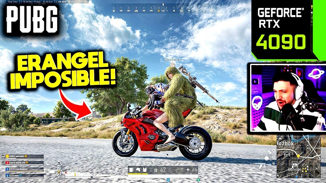 PUBG pero ERANGEL se PUSO IMPOSIBLE 😨 RTX 4090 24gb ( GRAFICOS EN ULTRA ...
