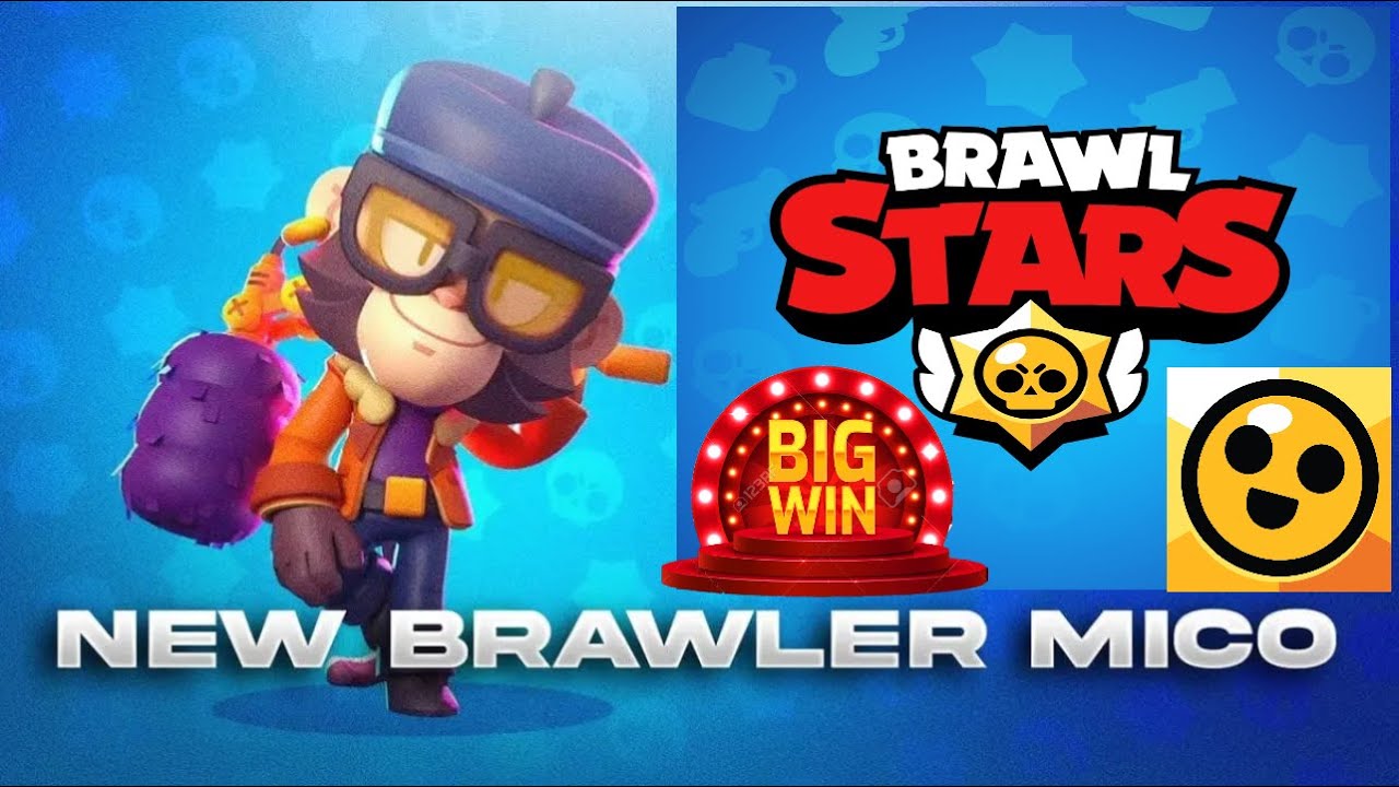 BrawlStars: Fun wins with my new brawler Mico, playing new games with ...