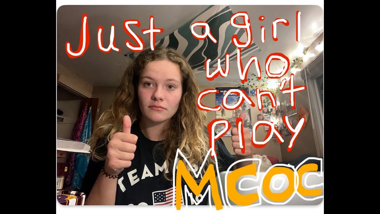 Just a girl who cannot play Marvel Contest of Champions - YouTube