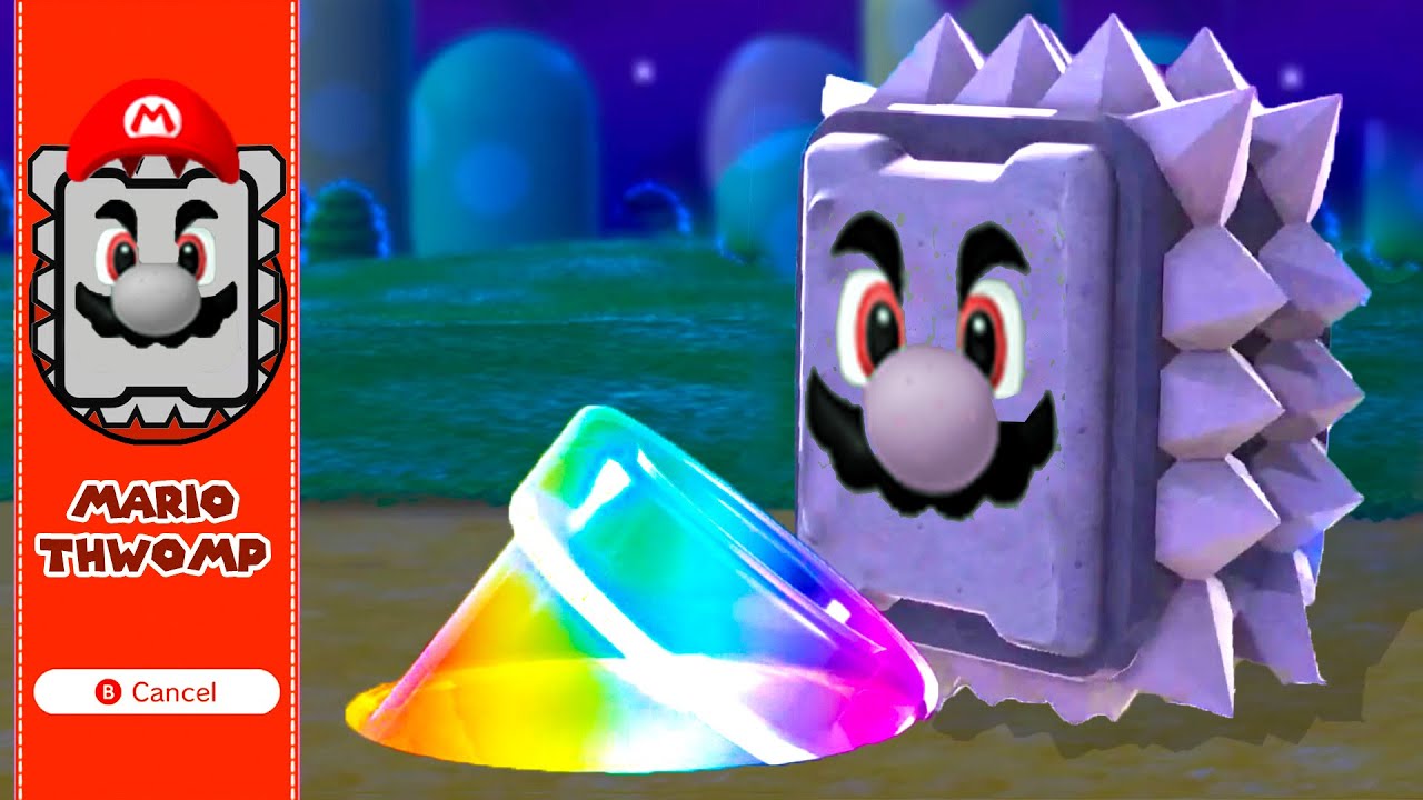 New Playable Mario Thwomp in Super Mario 3D World + Bowsers Fury - YouTube