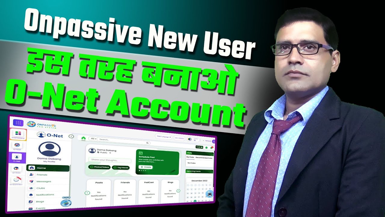 #onpassive New User इस तरह बनाओ How To Create New O Net Account In ...