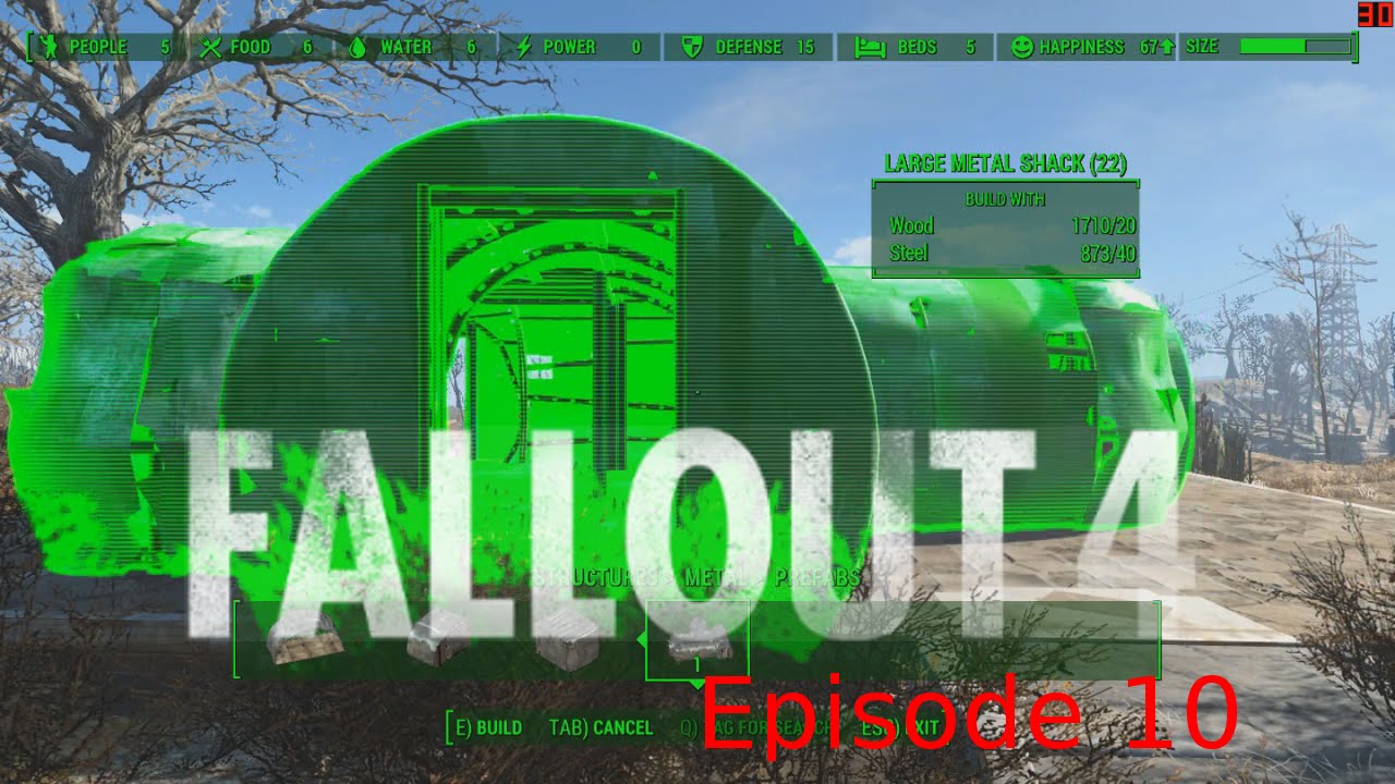 Fallout 4 Ep010 Building A Home - YouTube