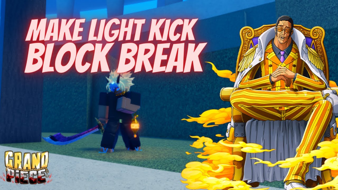 [GPO] Make Pika Kick a Block Breaker - YouTube