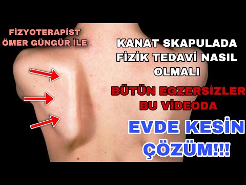 Kürek Kemiğin Dışa Doğru Çıkıntı Yapmışsa izlemelisin | Kanat Skapula| Winged Skapula| Skapula Alata