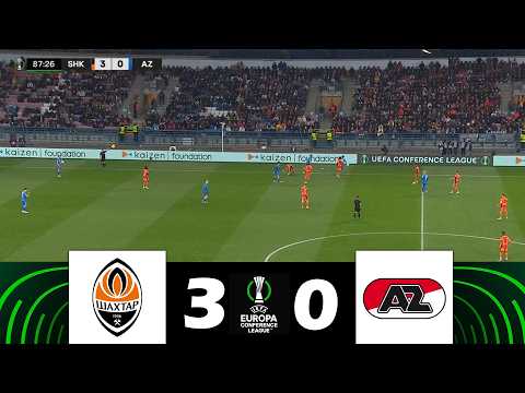 Shakhtar Donetsk vs. AZ Alkmaar [3-0] | UEFA Conference League 2025/26 | Match Highlights!