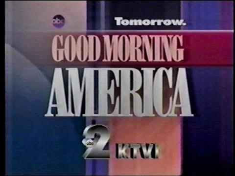 April 20, 1993 ABC Good Morning America promo - YouTube